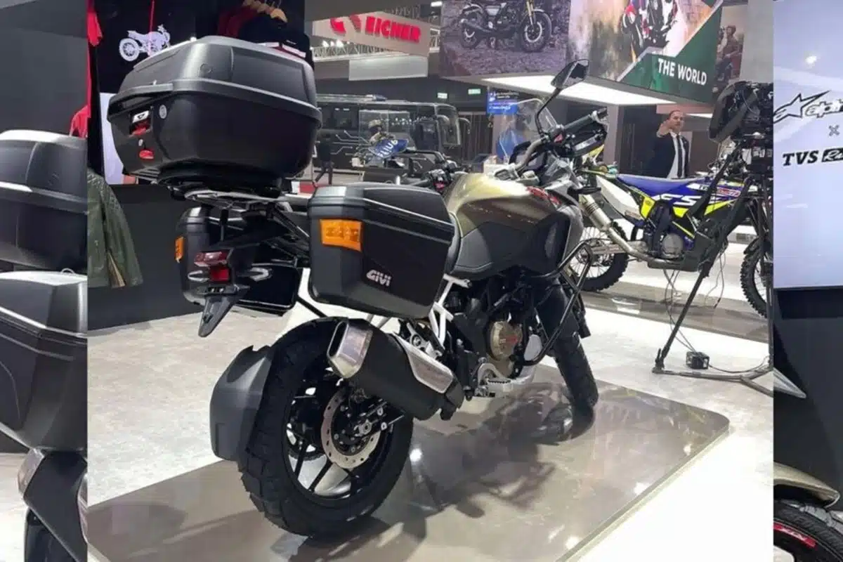 Ya tiene fecha, la moto TVS Apache RTX 300 ADV podrá llegar este 15 de octubre